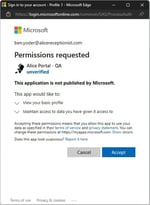 Logging in Using SSO for the ALICE Portal